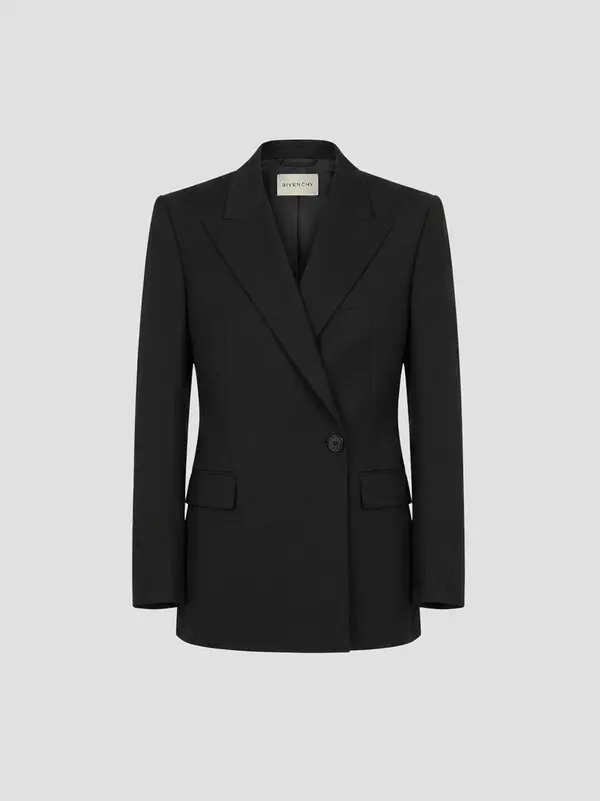 Givenchy Double Breasted Tailored Jacket - Black