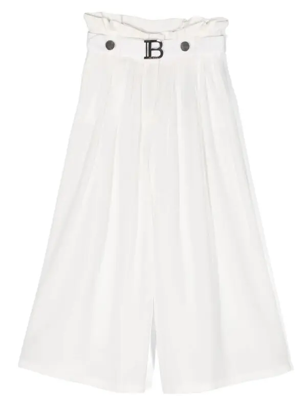 Balmain Tailored Trousers With Belted Waist
