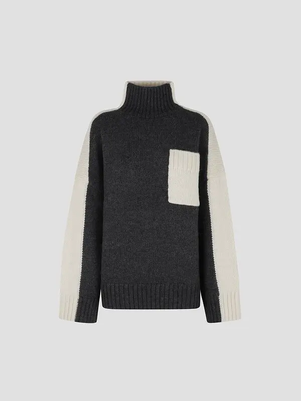 JW Anderson Two-tone Pocket Jumper