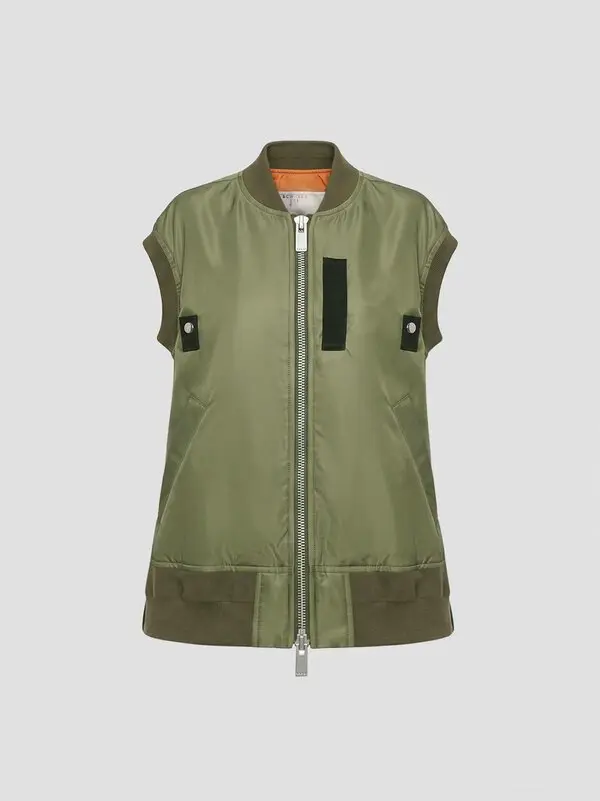 Sacai Nylon Twill Vest