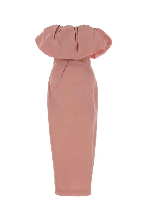 Magda Butrym Mini Dress With Draped Bodice - Pink
