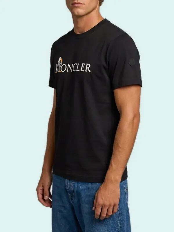 Moncler Graphic Logo T-shirt - Black