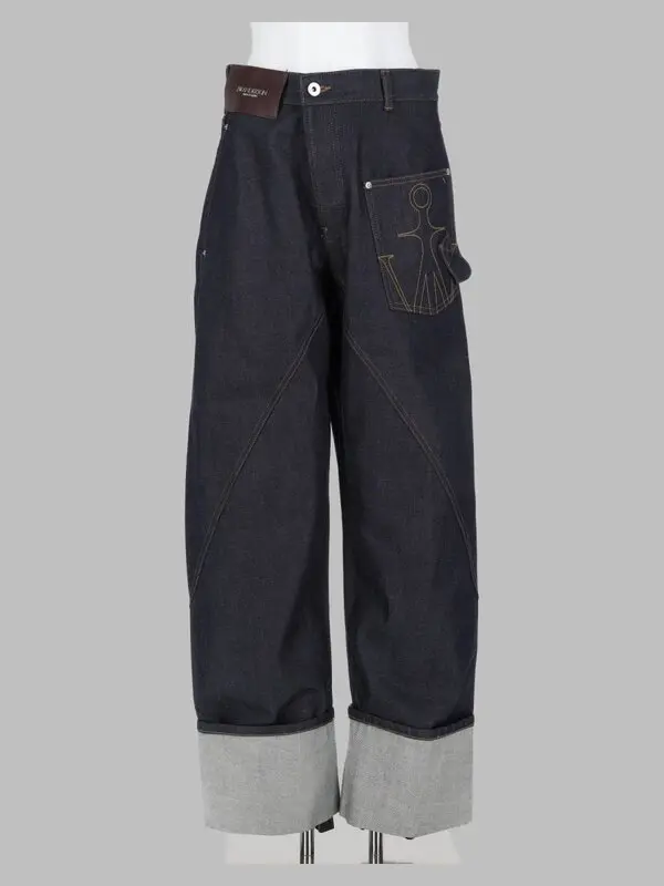 JW Anderson Wide-leg Jeans With Patch Pocket