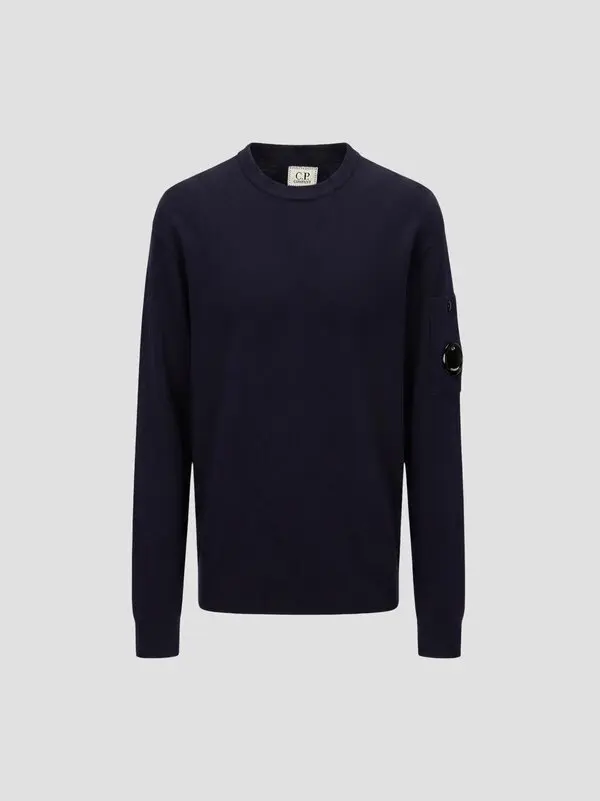 C.P. COMPANY Lens Detail Crewneck Sweater