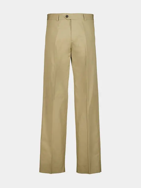 Fendi Cotton Trench Trousers - Corda