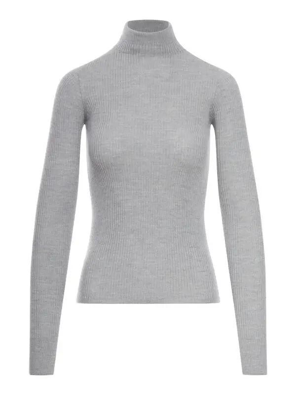 Sportmax Niagara Turtleneck Sweater - Grey