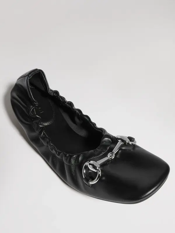 Gucci Soft Calf Leather Horsebit Loafers - Nero