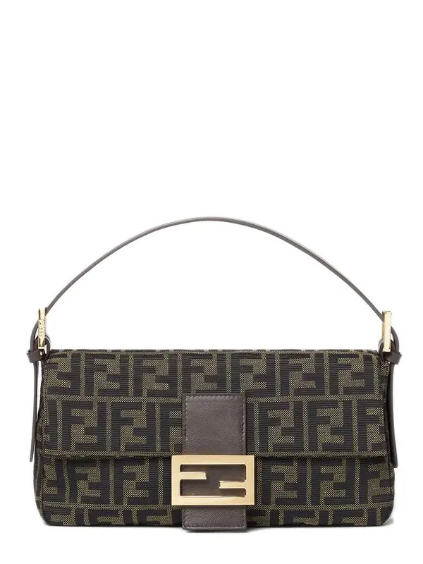 Fendi Baguette Jacquard Mini Bag - Tabmoroebn