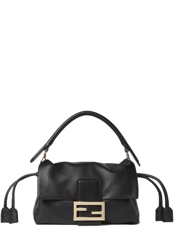 Fendi Baguette Soft Mini Nappa Leather Pouch Bag