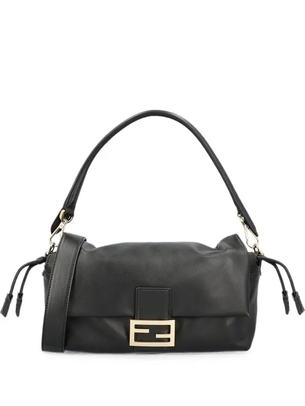 Fendi Medium Baguette Leather Shoulder Handbag