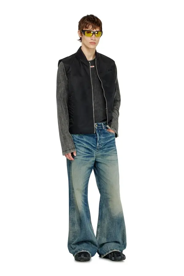 DIESEL® D-rise L. Wide Leg Jeans - Denim