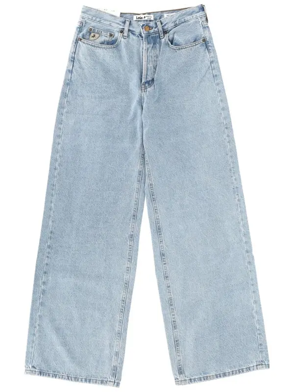 LOIS High-rise Wide-leg Jeans - Denim