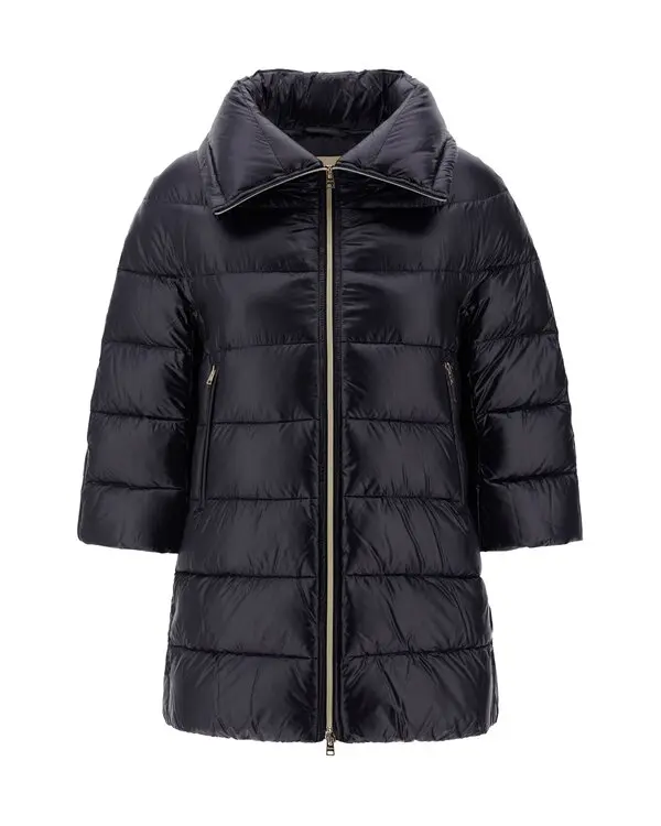 Herno Long Quilted Puffer Coat - Nero