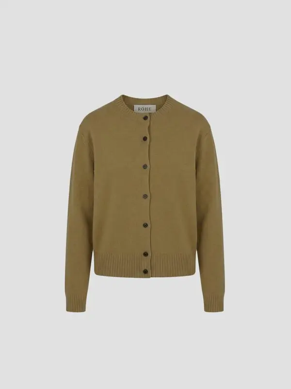 RÓHE Classic Cardigan - Camel