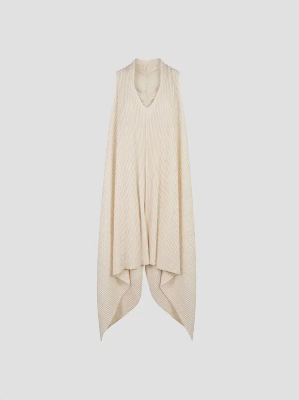 Issey Miyake Pleated Sleeveless Top