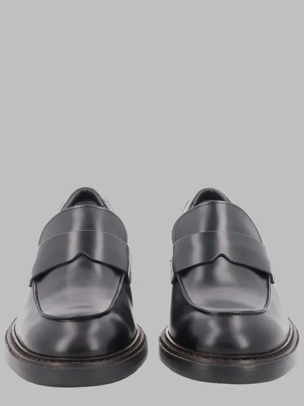 Hogan Leather Penny Loafers
