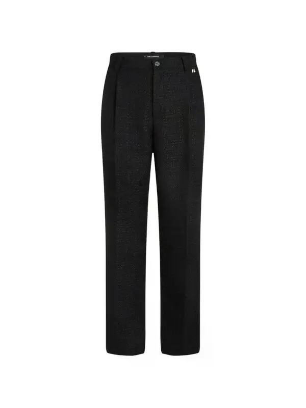 Karl Lagerfeld Bouclé Tailored Pants