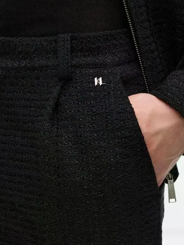 Karl Lagerfeld Bouclé Tailored Pants
