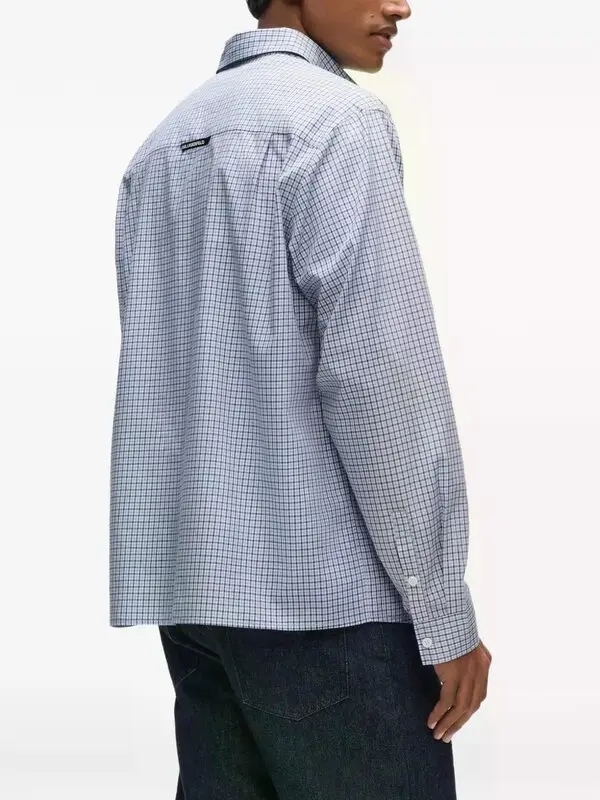 Karl Lagerfeld Ikon Checked Shirt