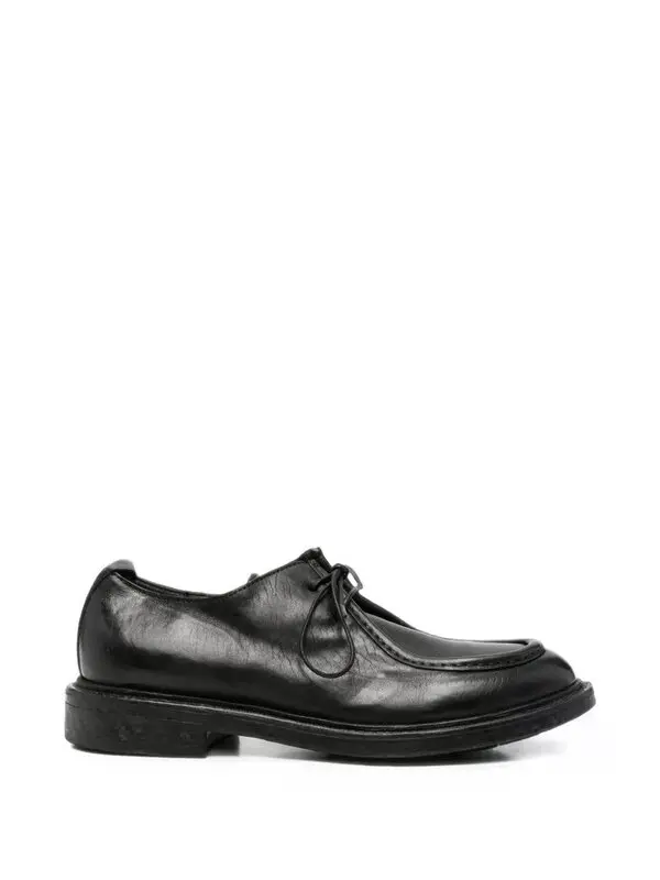Moma Lace-up Leather Loafers