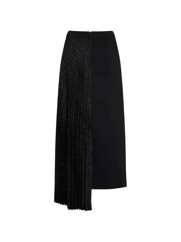 Karl Lagerfeld Asymmetric Sequin Skirt
