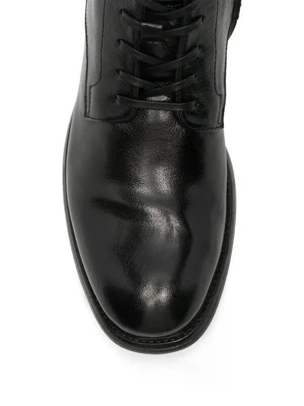 Officine Creative Chronicle Lace-up Side-zip Ankle Boots