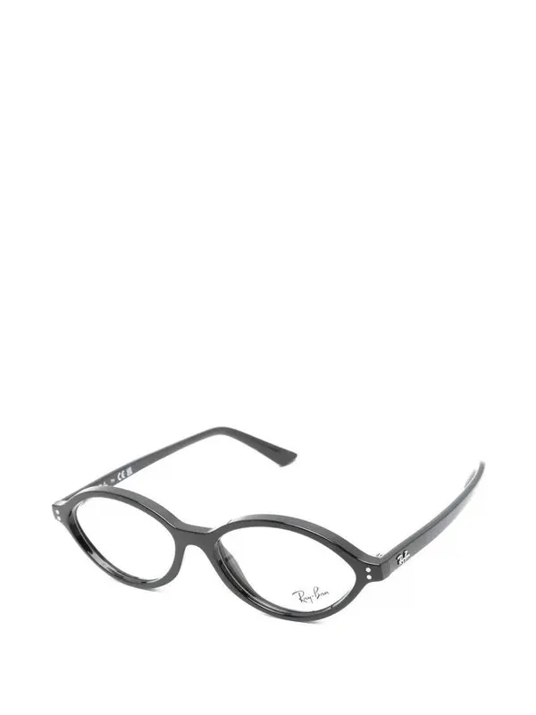 Ray-ban Logo-plaque Cat-eye Glasses