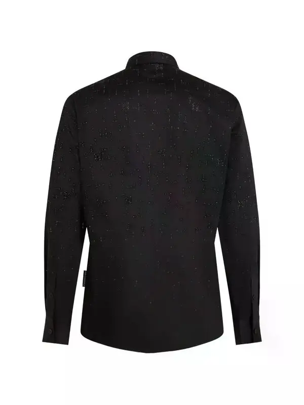 Karl Lagerfeld Monogram Rhinestone Shirt
