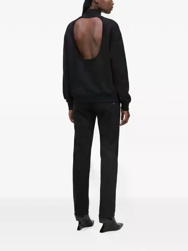 Karl Lagerfeld High-rise Straight Coated Jeans