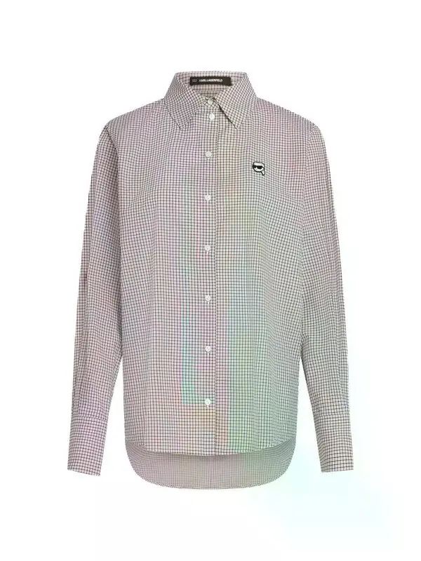 Karl Lagerfeld Ikon Checked Shirt
