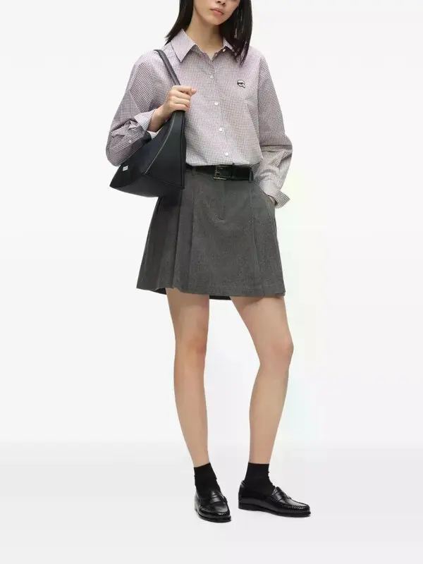 Karl Lagerfeld Ikon Checked Shirt