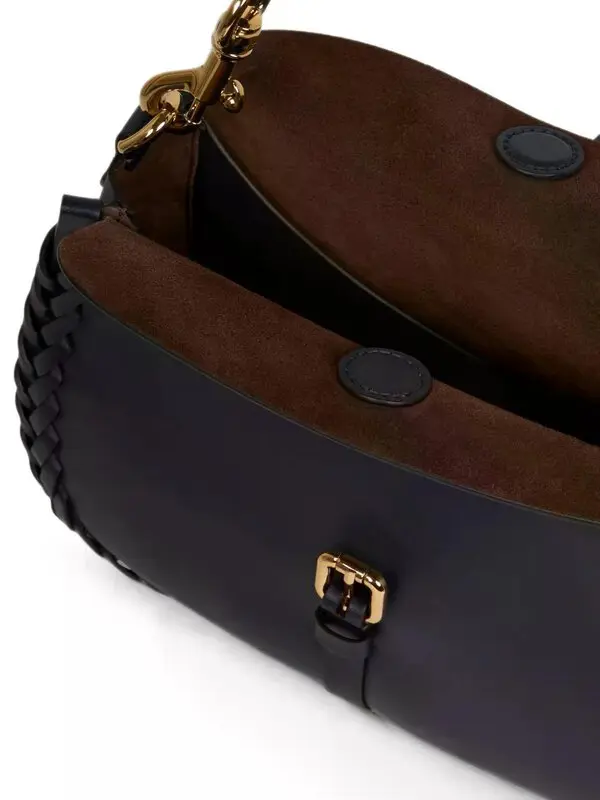 Etro Medium Nappa Leather Pony Bag With Threading And Paisley Detailing