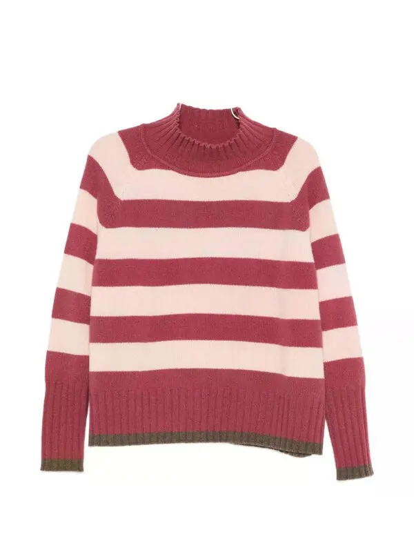 BEYOU Striped Wool Sweater