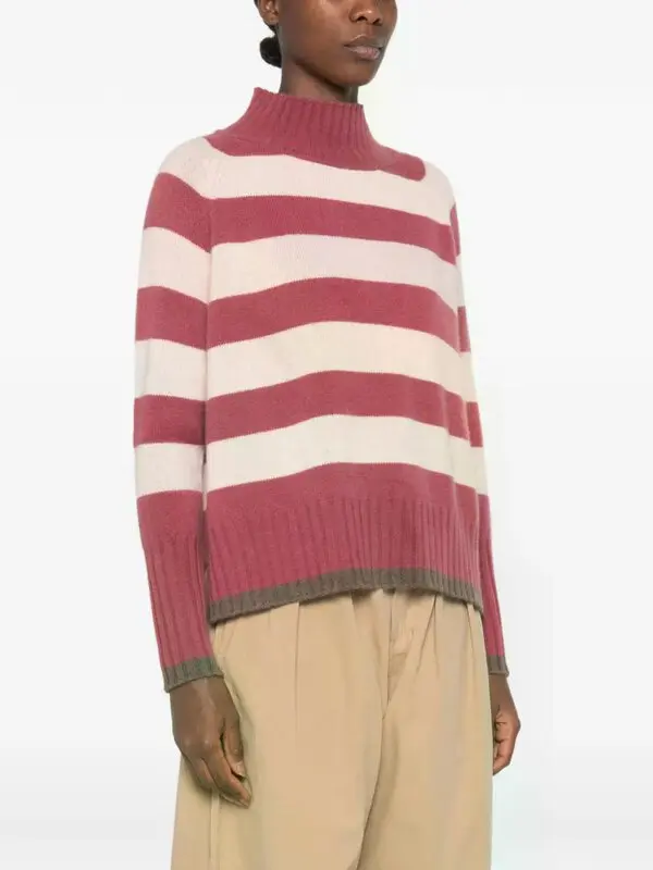 BEYOU Striped Wool Sweater