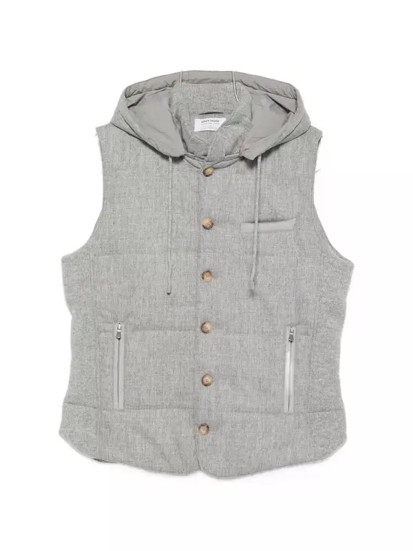 GRAN SASSO Quilted Hooded Gilet