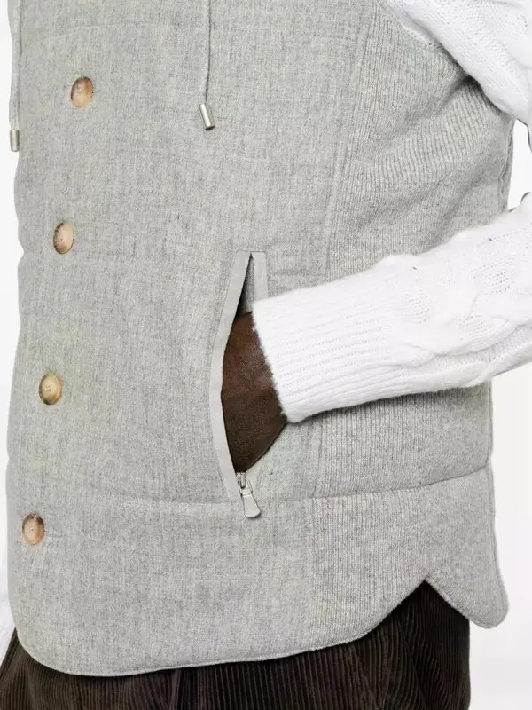 GRAN SASSO Quilted Hooded Gilet
