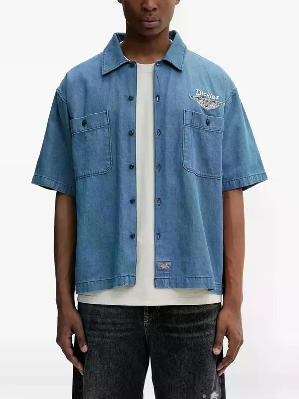 Dickies X Harley-davidson Short-sleeve Shirt - Blue