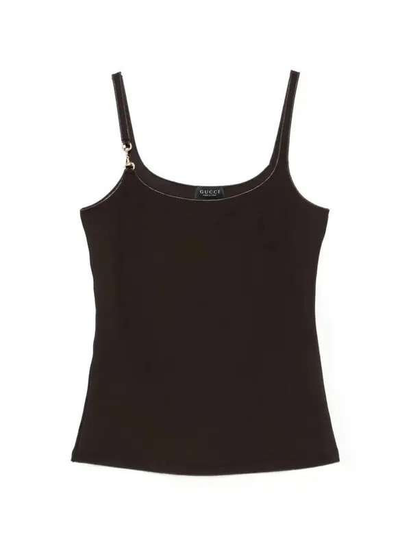 Gucci Scoop Neck Spaghetti Strap Tank Top