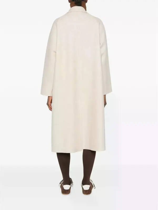 Harris Wharf London Button-fastening Raglan-sleeve Coat