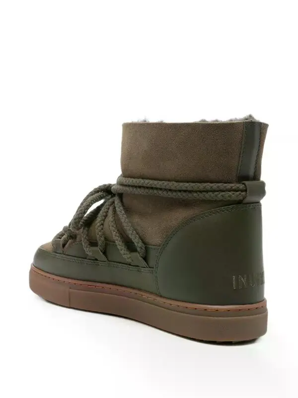 Inuikii Lace-up Suede Ankle Boots