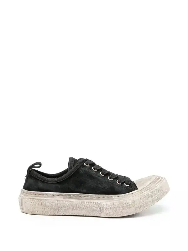 ANN DEMEULEMEESTER Distressed Effect Lace-up Sneakers