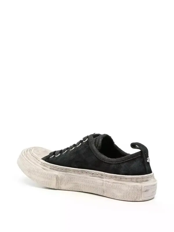 ANN DEMEULEMEESTER Distressed Effect Lace-up Sneakers