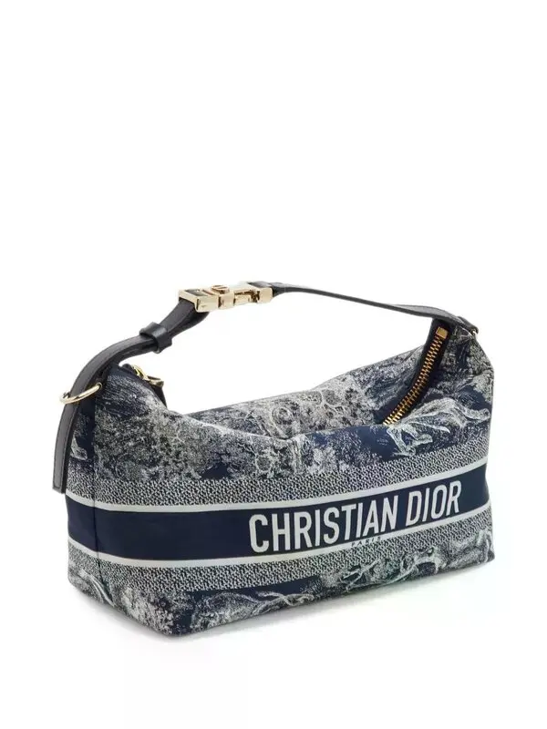 Dior 2023 Travel Nomad Toile De Jouy Tote Bag - Blue