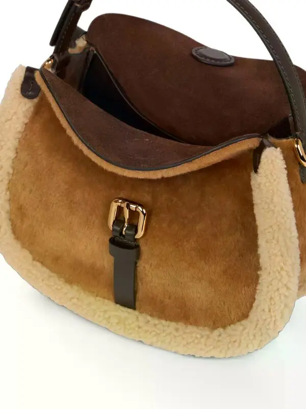 Etro Small Shearling Pony Bag