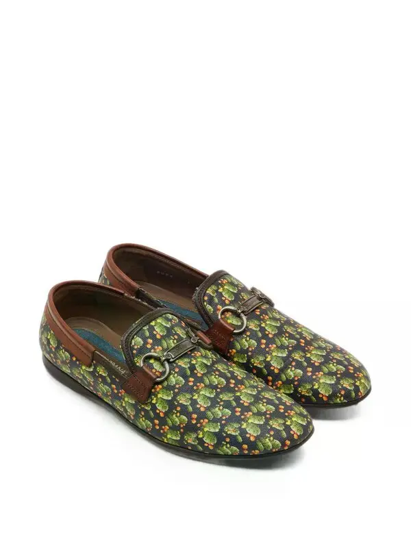 Dolce & Gabbana Amalfi Cactus-print Loafers