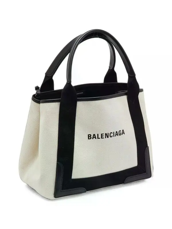 Balenciaga 2019 Navy Cabas Open-top Tote Bag