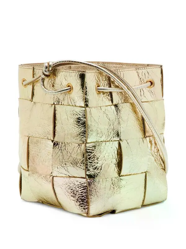 Bottega Veneta Small Cassette Bucket Bag - Gold