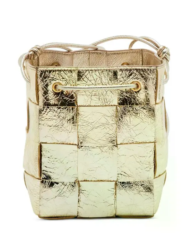 Bottega Veneta Small Cassette Bucket Bag - Gold