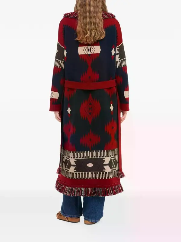 Alanui Icon Jacquard Fringed Coat