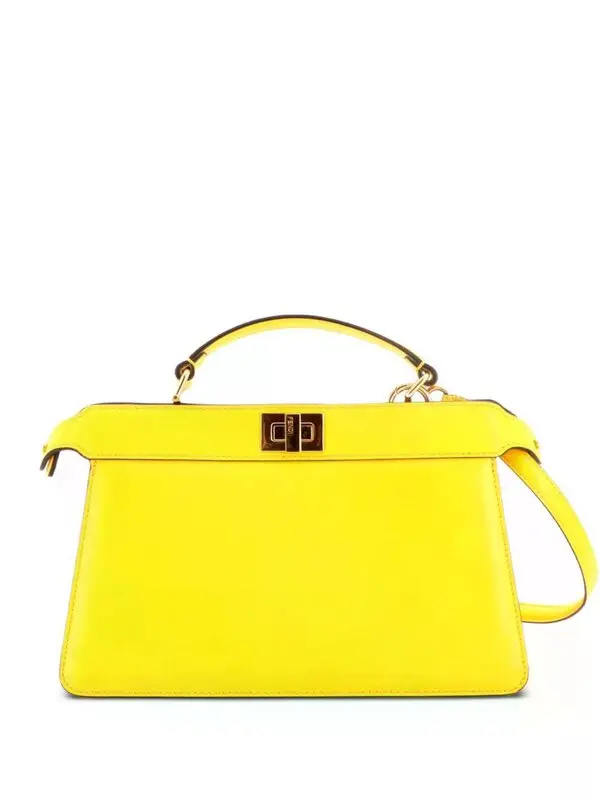 Fendi Peekaboo Iseeu East West Satchel - Yellow